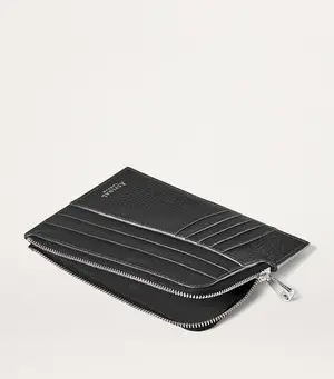 ASPINAL OF LONDON Leather Zipped Travel Wallet - Brown