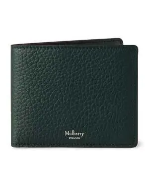Mulberry Leather Bifold Wallet - Green