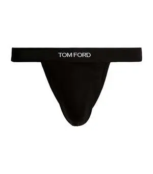 TOM FORD Logo Jock Strap - Black