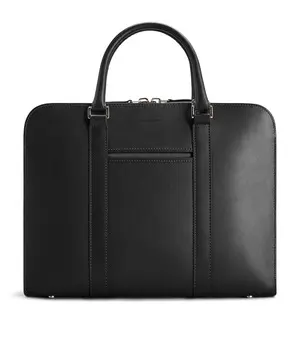 CARL FRIEDRIK Leather Palissy Briefcase - Black