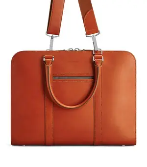 CARL FRIEDRIK Leather Palissy Briefcase - Brown