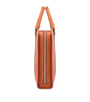 CARL FRIEDRIK Leather Palissy Briefcase - Brown