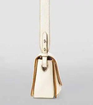 ASPINAL OF LONDON Leather Ella Cross-body Bag - Neutral