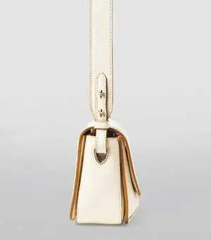 ASPINAL OF LONDON Leather Ella Cross-body Bag - Neutral