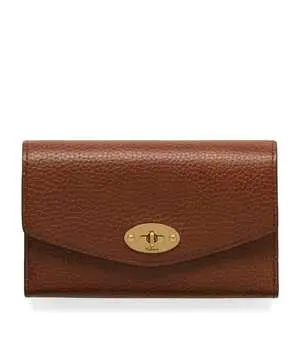 Mulberry Medium Leather Darley Wallet - Brown