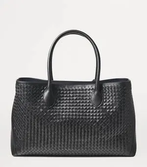 ASPINAL OF LONDON Leather London Tote - Black