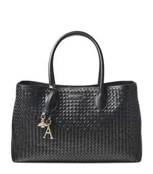 ASPINAL OF LONDON Leather London Tote Black