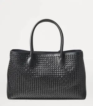 ASPINAL OF LONDON Leather London Tote - Black