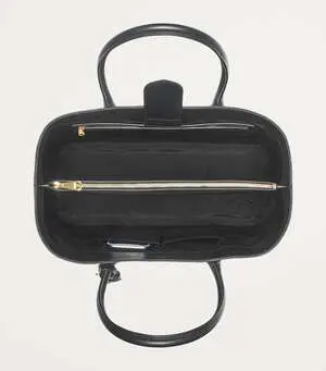 ASPINAL OF LONDON Leather London Tote - Black