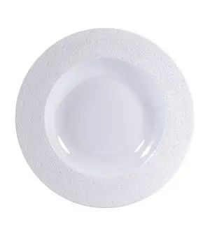 Bernardaud Ecume Soup Plate - White