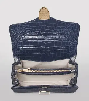 ASPINAL OF LONDON Mayfair Top-handle Bag - Blue