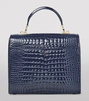 ASPINAL OF LONDON Mayfair Top-handle Bag - Blue