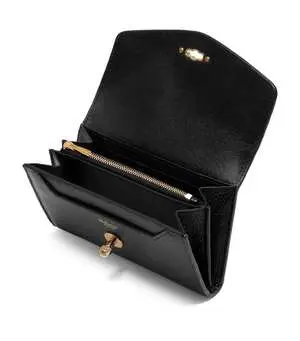 Mulberry Medium Leather Darley Wallet - Black
