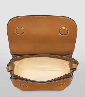 ASPINAL OF LONDON Leather Ella Cross-body Bag - Brown