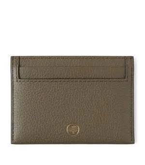 Mulberry Leather Logo Card Holder