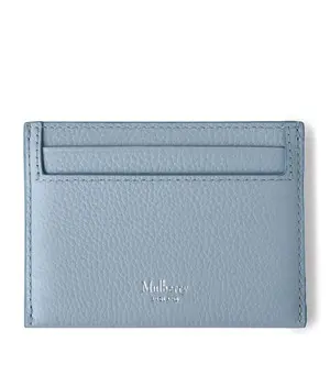 Mulberry Leather Logo Card Holder Neutral