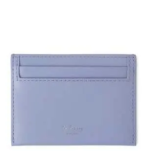 Mulberry Leather Logo Card Holder Purple
