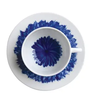Bernardaud In Bloom Coffee Cup And Saucer