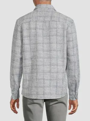 Robert Barakett Quinn Plaid Woven Overshirt