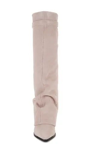 Free People Felicity Foldover Suede Boots - Brown