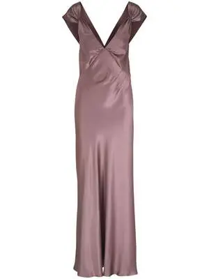 Saint Laurent Silk Maxi Dress