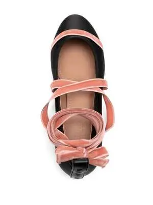 MALONE SOULIERS Spencer Ballerina Shoes - Black