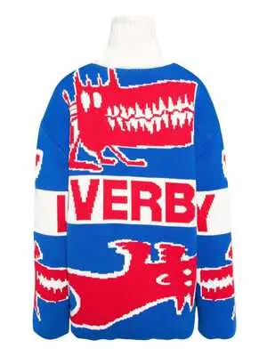 CHARLES JEFFREY Knitted Puffer Jacket