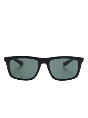 Emporio Armani Rectangle Frame Sunglasses - Black
