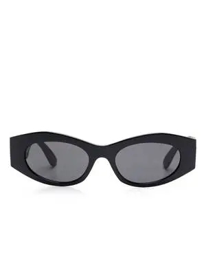 Versace Medusa Head-plaque Sunglasses - Black