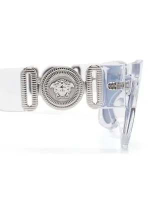 Versace Medusa Head-plaque Sunglasses - White