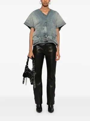 Balenciaga Denim Pants Top