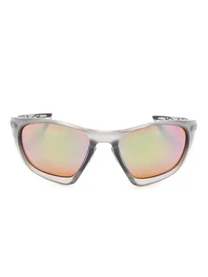 Oakley Lateralis Geometric-frame Sunglasses - Grey