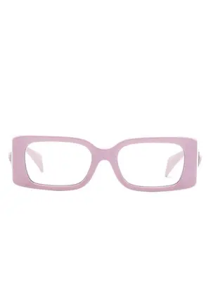 Versace Medusa Medallion Rectangle Sunglasses - Pink