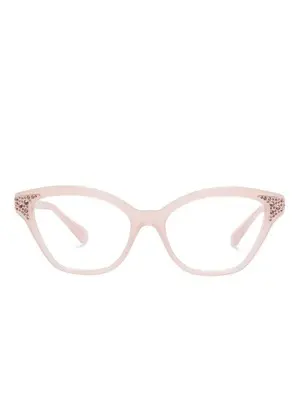 SWAROVSKI Crystal-embellished Eyeglasses - Pink