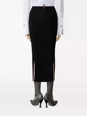 Thom Browne Wool Hobble Maxi Skirt