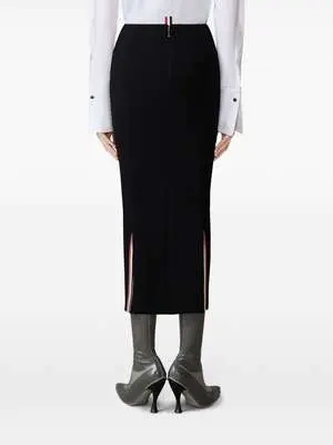 Thom Browne Wool Hobble Maxi Skirt