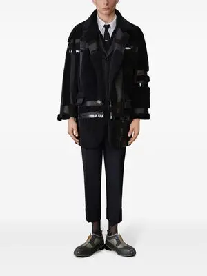 Thom Browne Panelled Shearling Jacket