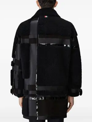 Thom Browne Panelled Shearling Jacket