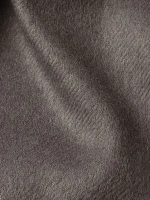 Prada Logo-plaque Silk-cashmere Scarf - Grey