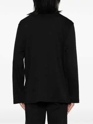 Helmut Lang Logo-embroidered T-shirt - Black