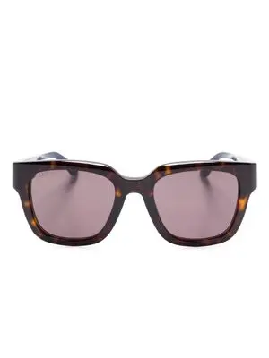 Gucci Square-frame Sunglasses - Brown