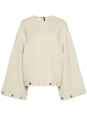 Nanushka Studded Bell-sleeve Top