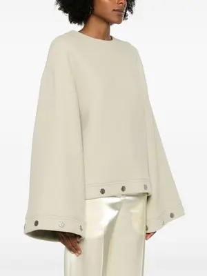 Nanushka Studded Bell-sleeve Top