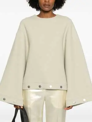 Nanushka Studded Bell-sleeve Top
