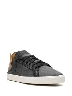 Adidas X Pharrell Williams Vulc Lace-up Sneakers - Grey