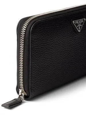 Prada Leather Wallet - Black