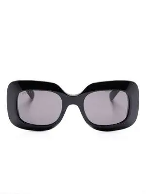 Gucci Interlocking G Logo Sunglasses - Black