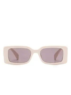 Gucci Gg1325s Rectangle Frame Sunglasses - Neutrals