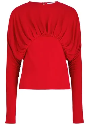 16Arlington Anve Draped Jersey Top