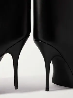 Balenciaga Wader Leather Knee High Boots